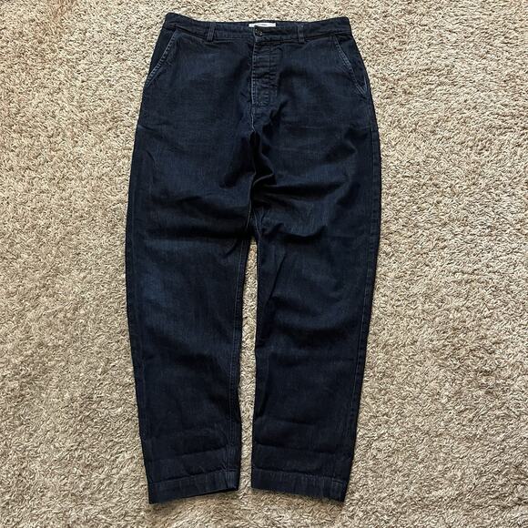 Universal Works | Jeans | Universal Works Selvedge Dark Wash Button Fly ...